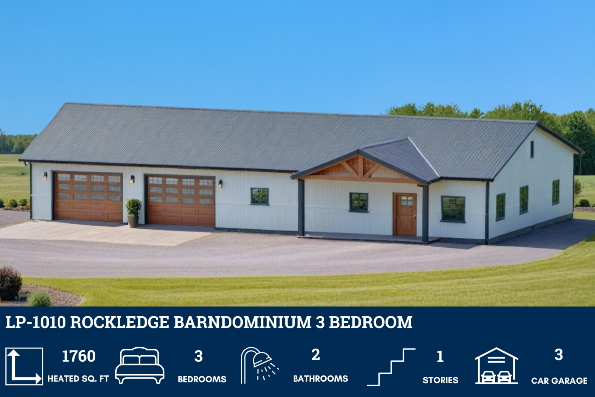 Lp 1010 Rockledge Barndominium House Plans Barndominium Life