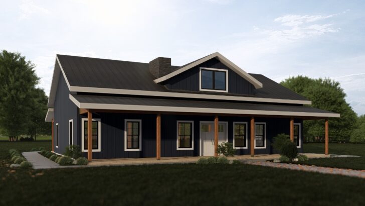 Beautiful 1600 Sq Ft Barndominium Floor Plans