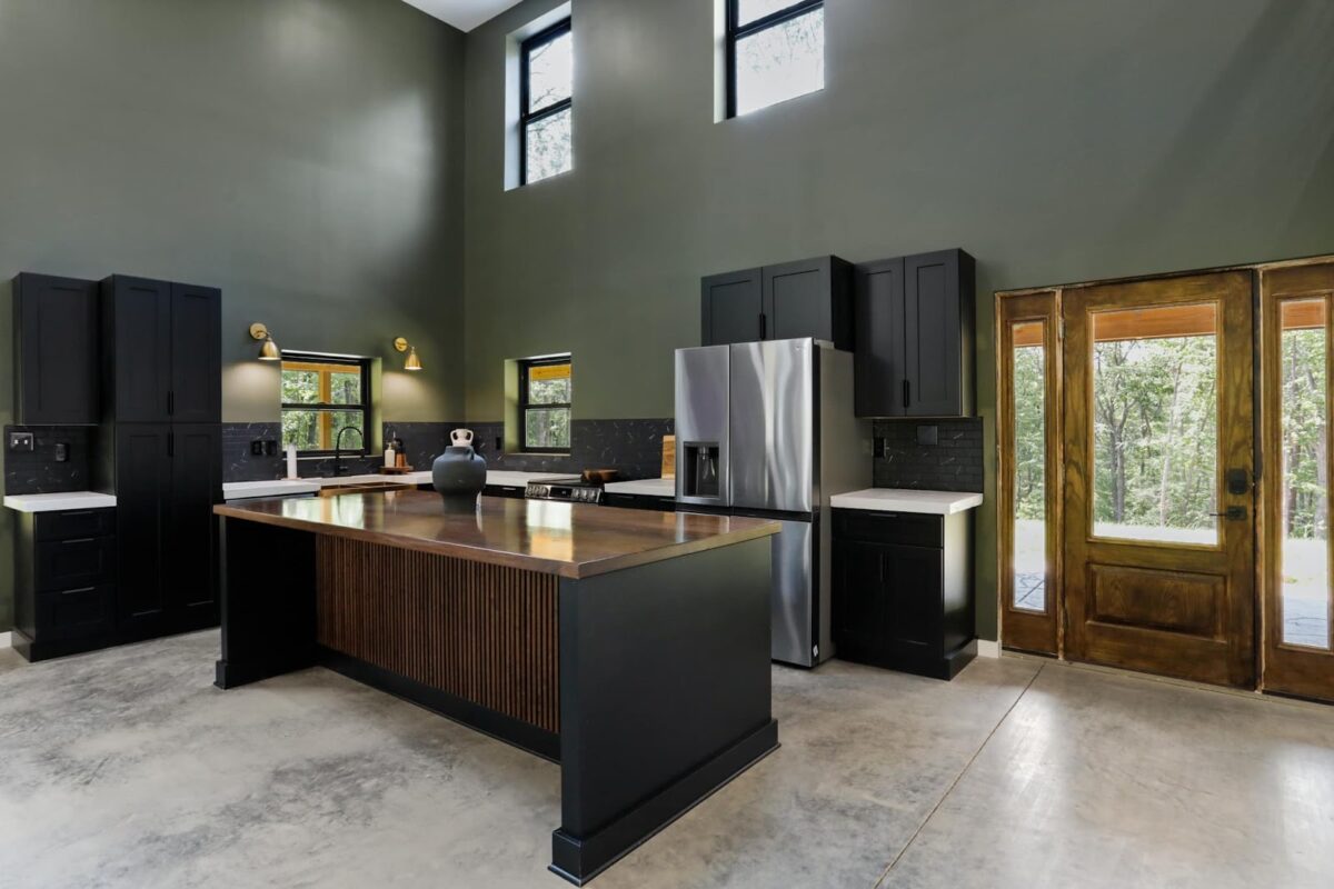 Incredible Black Virginia Barndominium by Joe and Kailey Darr (Front ...