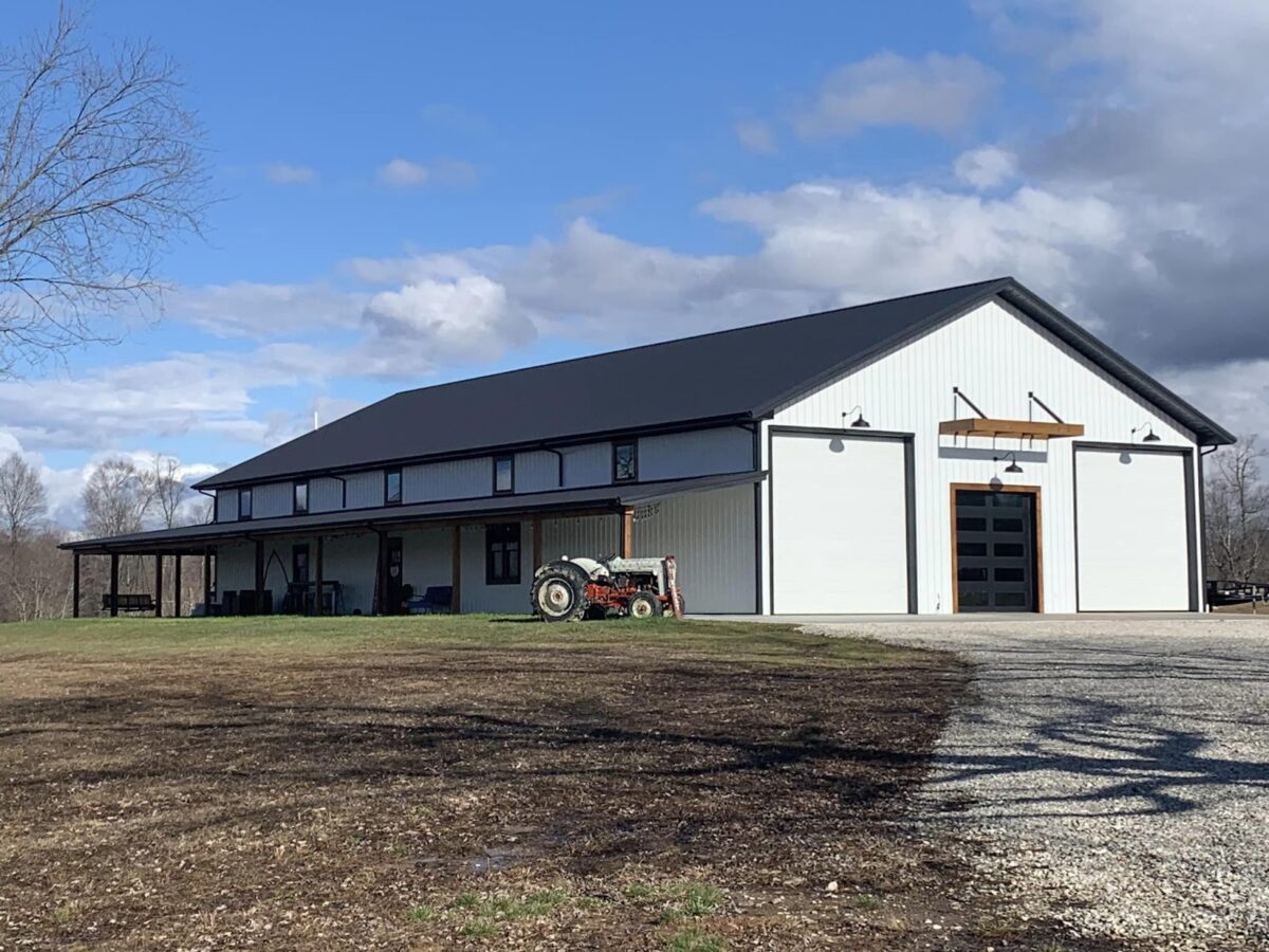 Southern Ohio Barndominium with an RV Garage