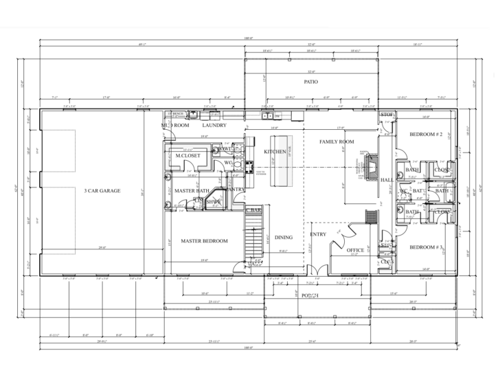 9 Stunning 3 Car Garage Barndominium Floor Plans