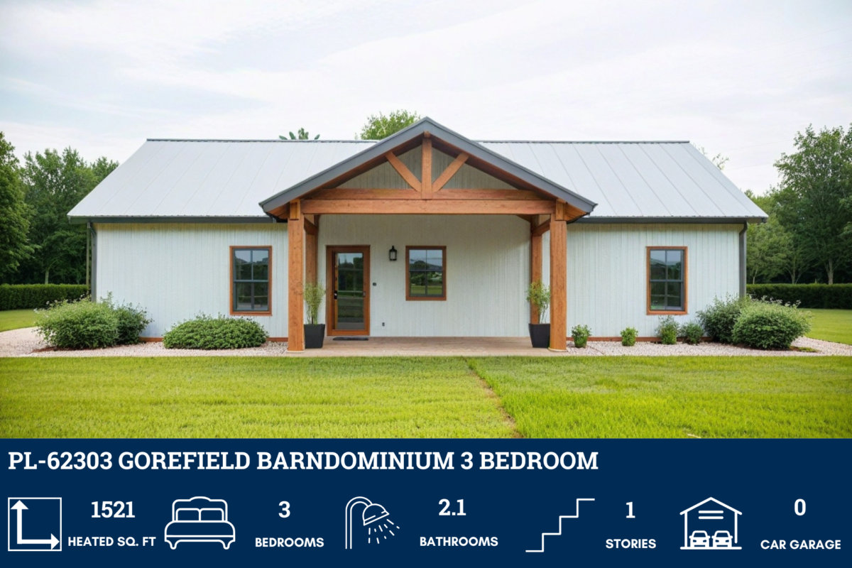 11 Outstanding 30x50 Barndominium Floor Plans [1500 Sq. Ft]