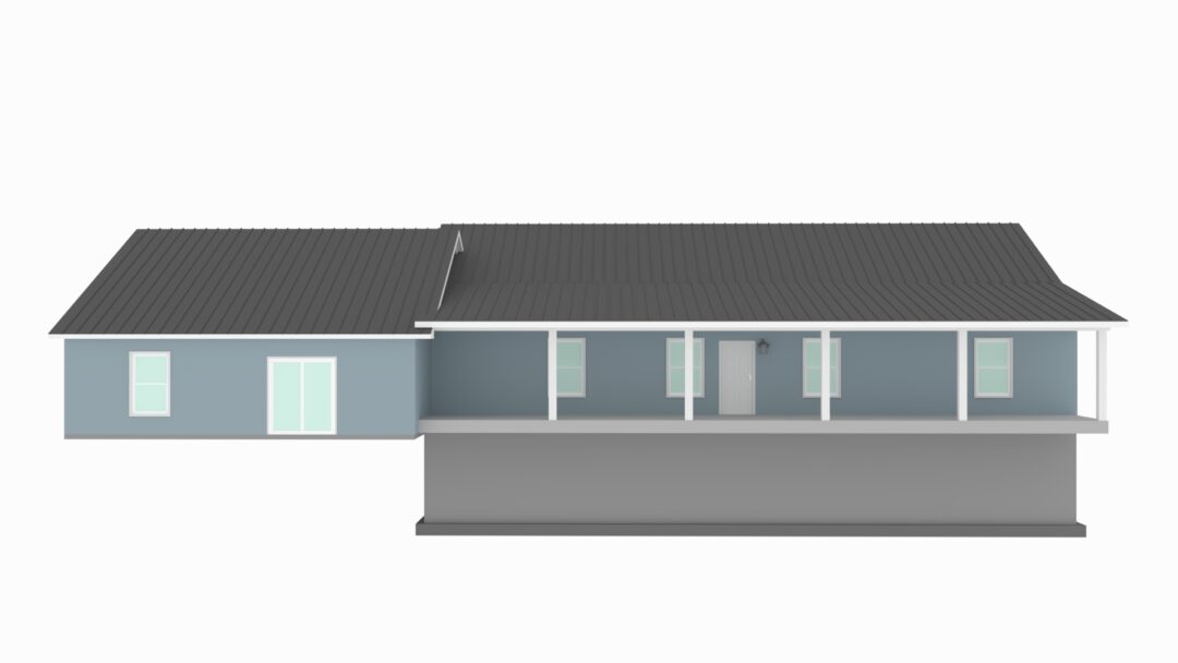 PL-64020 Nussfield Barndominium House Plan - Barndominium Life