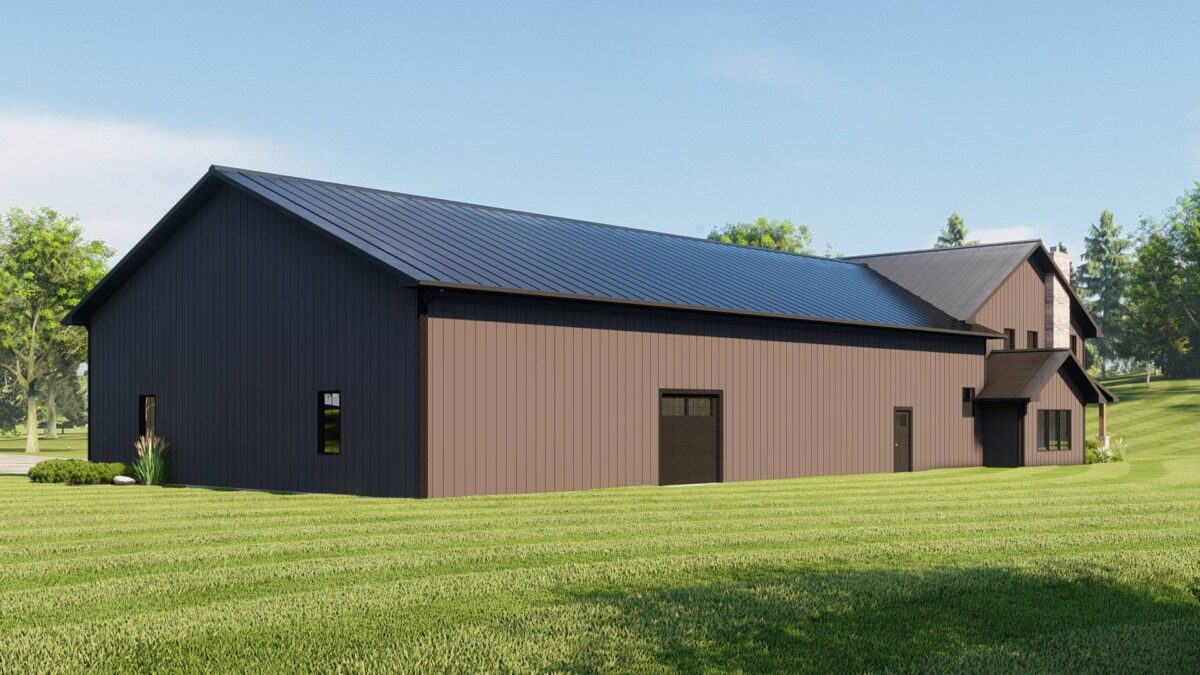 BG-20001-B Preston Barndominium House Plan - Barndominium Life