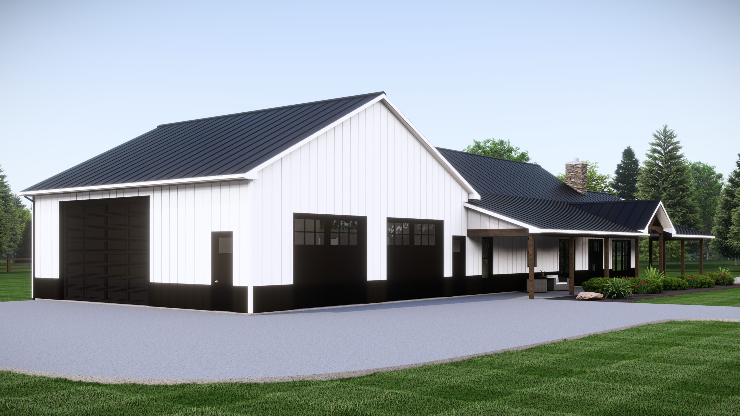 BG-20007 Longmeadow Barndominium House Plan - Barndominium Life
