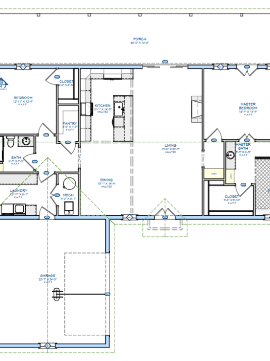 LP-3210 Simpson Barndominium House Plan - Barndominium Life