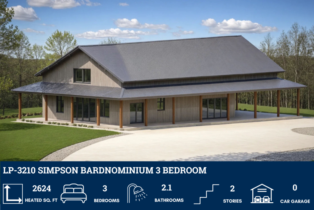 LP-3210 Simpson Barndominium House Plan - Barndominium Life
