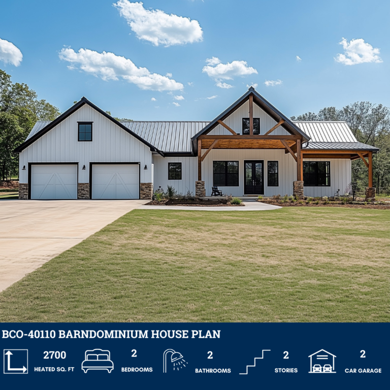 BCO-40110 Barndominium House Plan - Barndominium Life