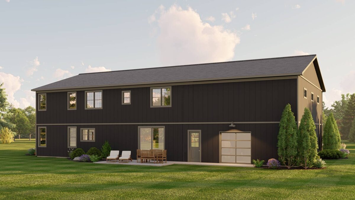 BG-20014 Bennett Barndominium House Plan - Barndominium Life