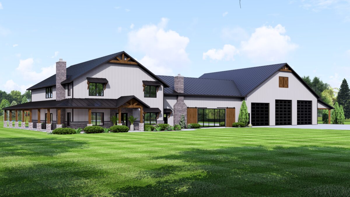 BG-20028 Ellington Barndominium House Plan - Barndominium Life
