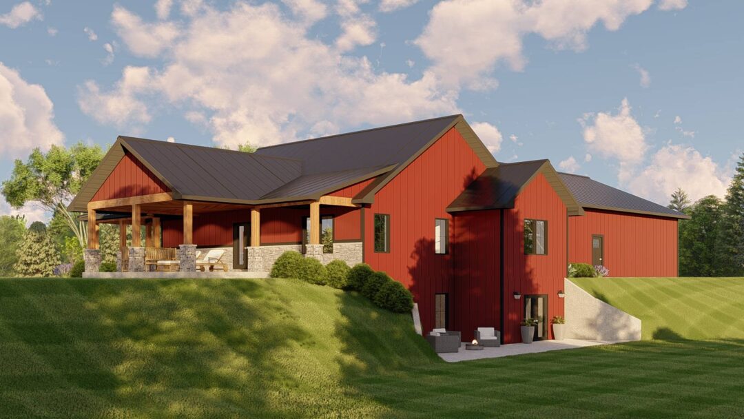 BG-20061 Waverly Barndominium House Plan - Barndominium Life