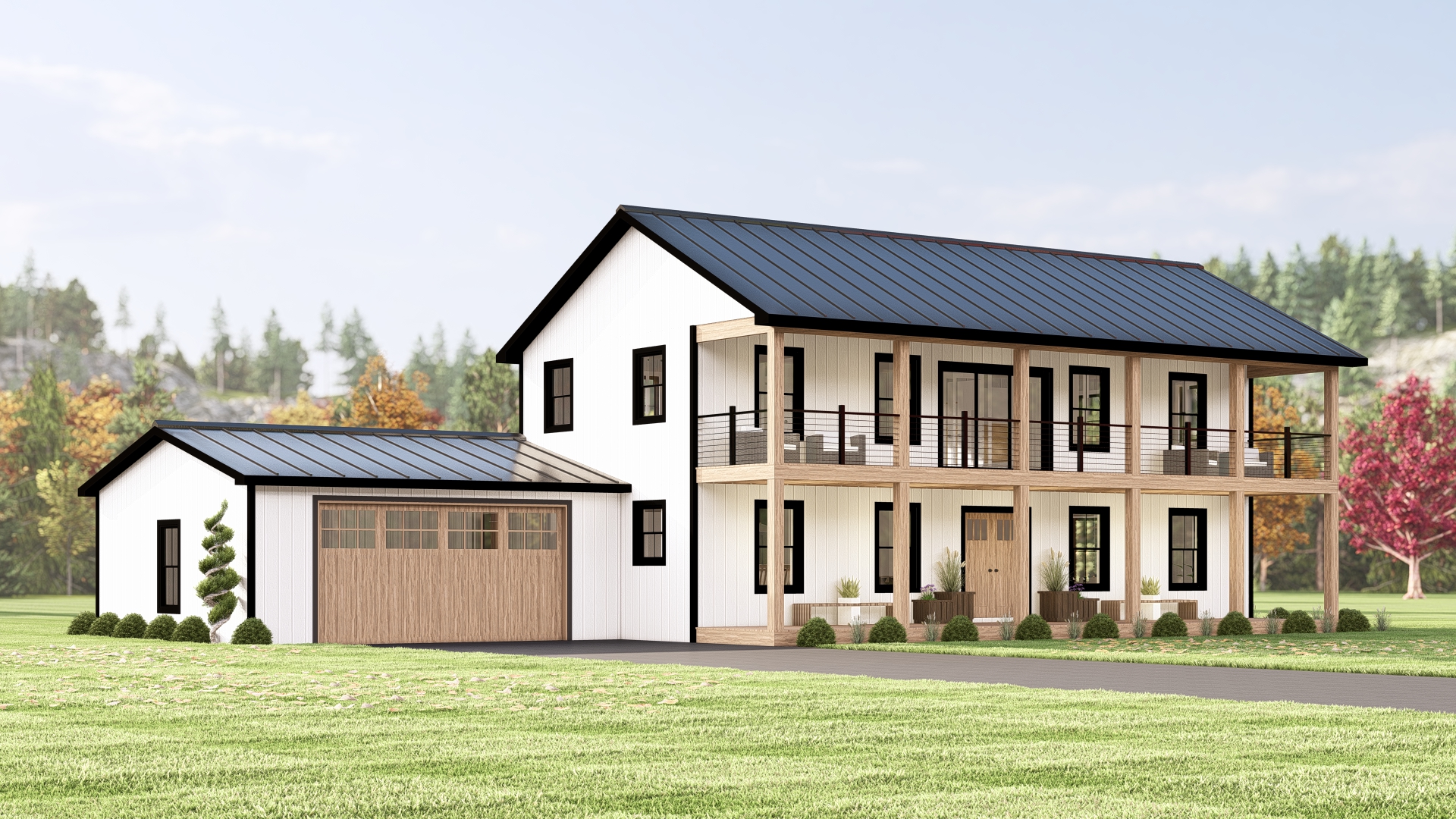 BG-20080 Kendall Barndominium House Plan - Barndominium Life