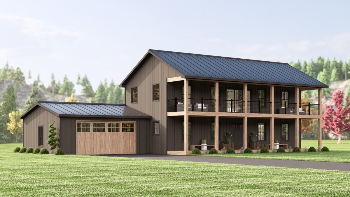 BG-20080 Kendall Barndominium House Plan - Barndominium Life
