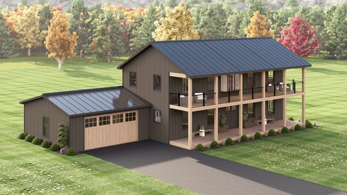 BG-20080 Kendall Barndominium House Plan - Barndominium Life