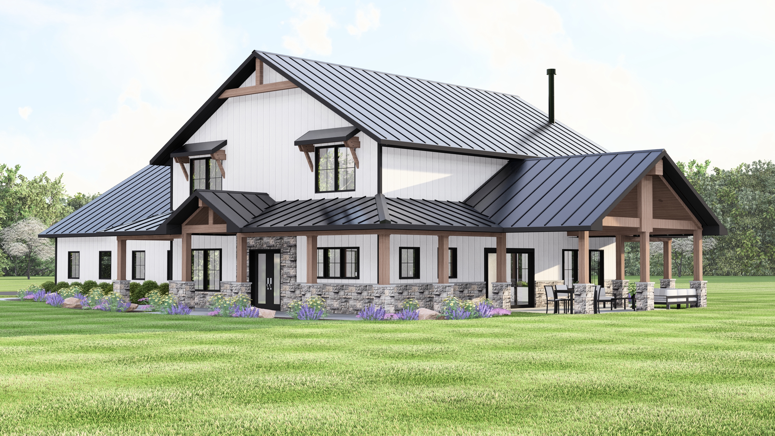 BG-20083 Devon Barndominium House Plan - Barndominium Life