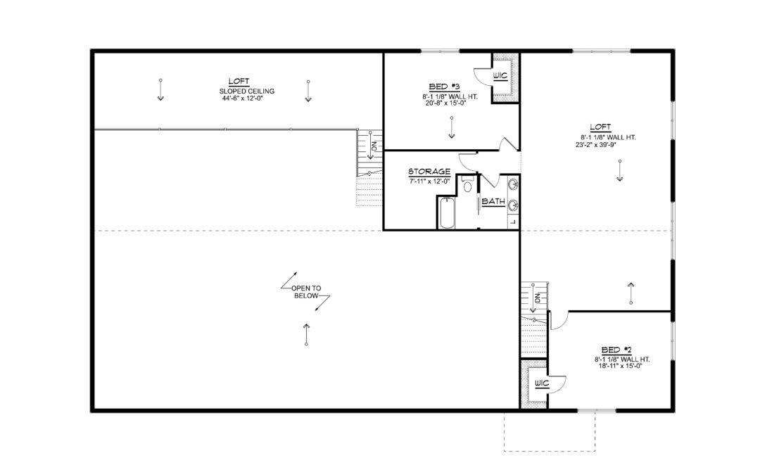 BG-20100 Carmel Barndominium House Plan - Barndominium Life
