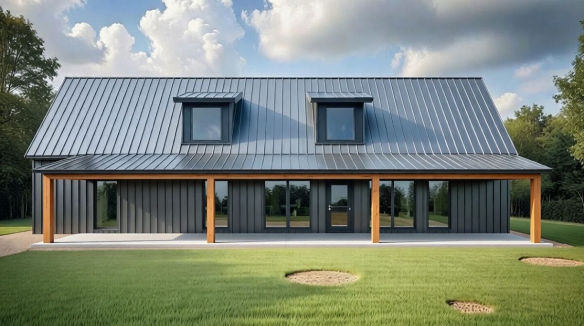BCO-40006-R Rush Barndominium House Plan - Barndominium Life