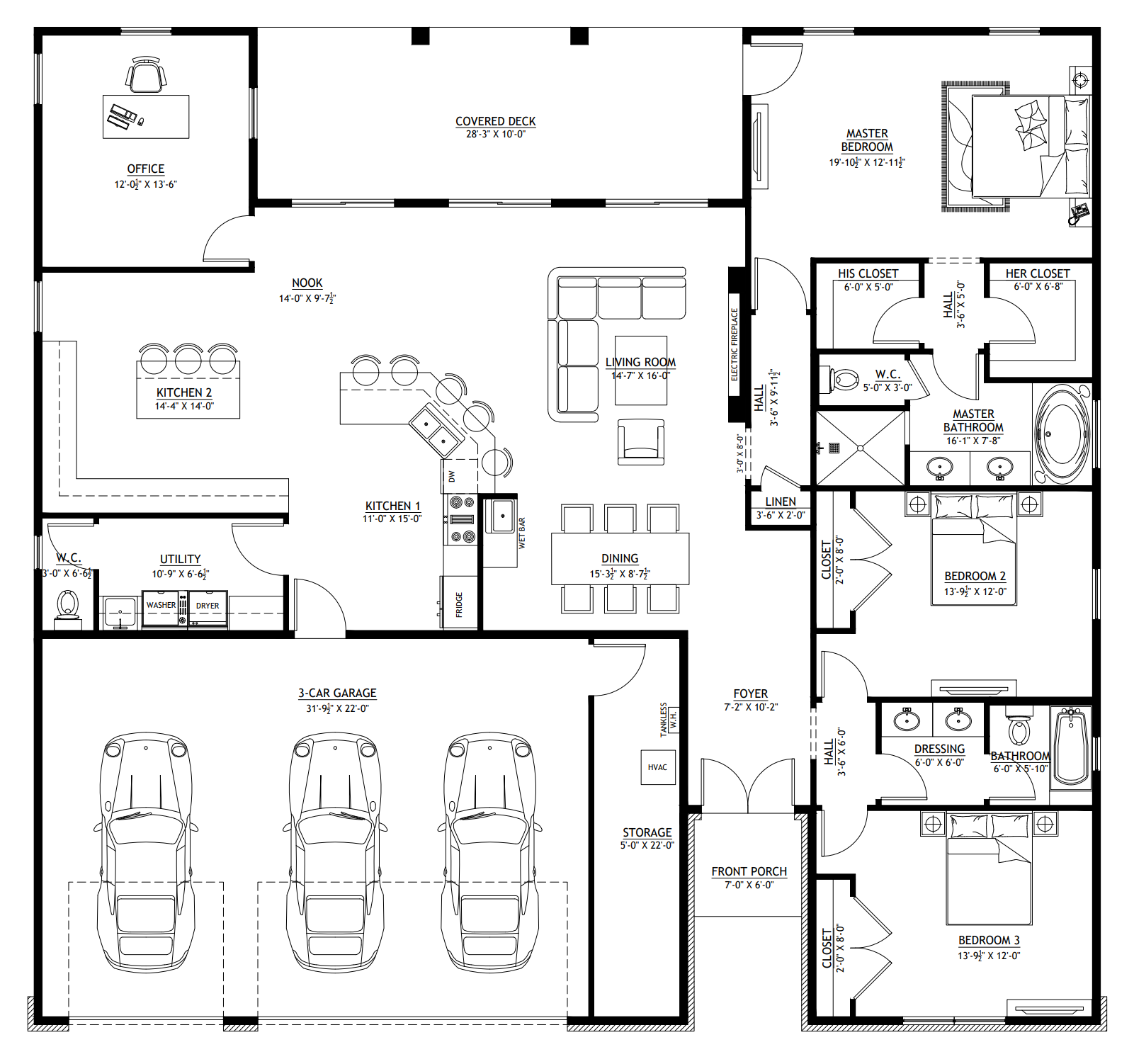 SV-30017 Jake Custom Home Plan - Barndominium Life