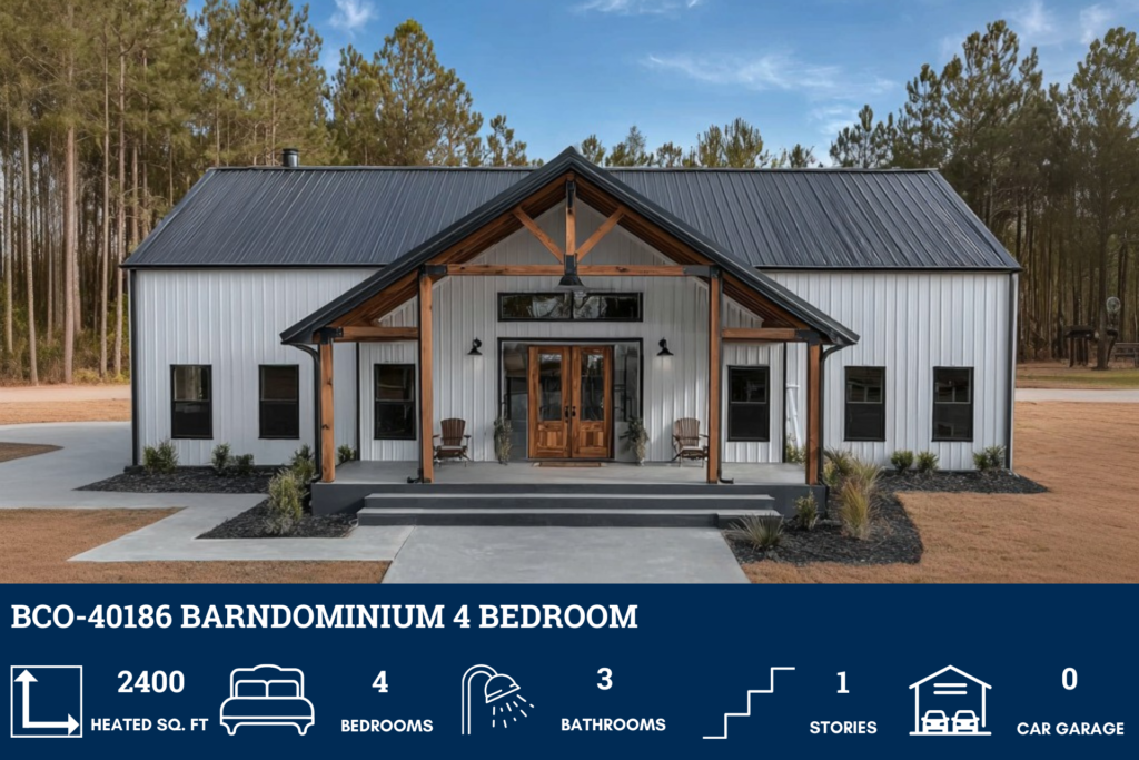 BCO-40186 Barndominium House Plan - Barndominium Life